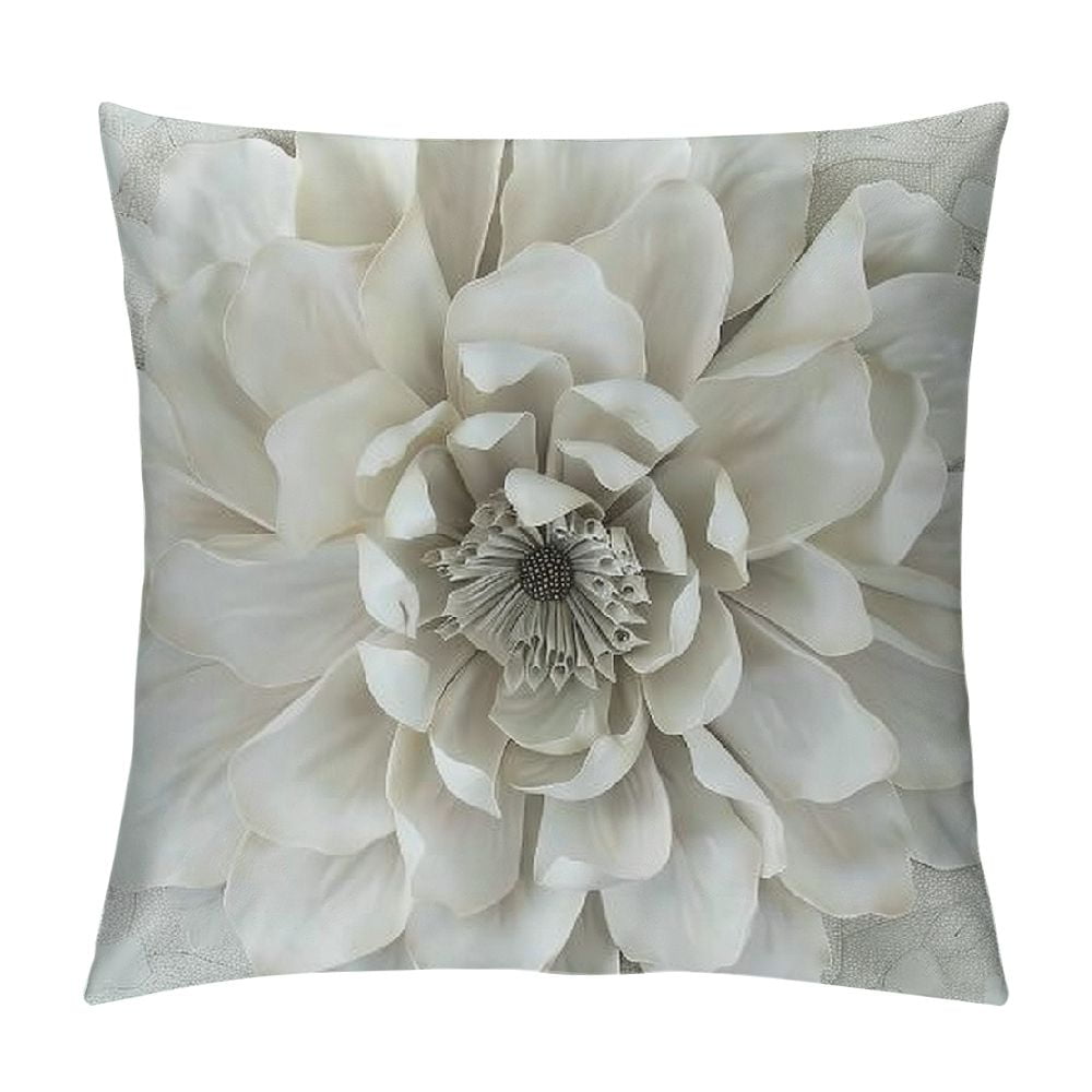 PHYHOO Flower Decorative Throw Pillow Covers Floral Pillow Shams Soft ...
