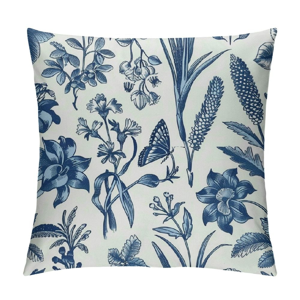 PHYHOO Flower Pillow Covers , Summer Spring Throw Pillows Floral ...