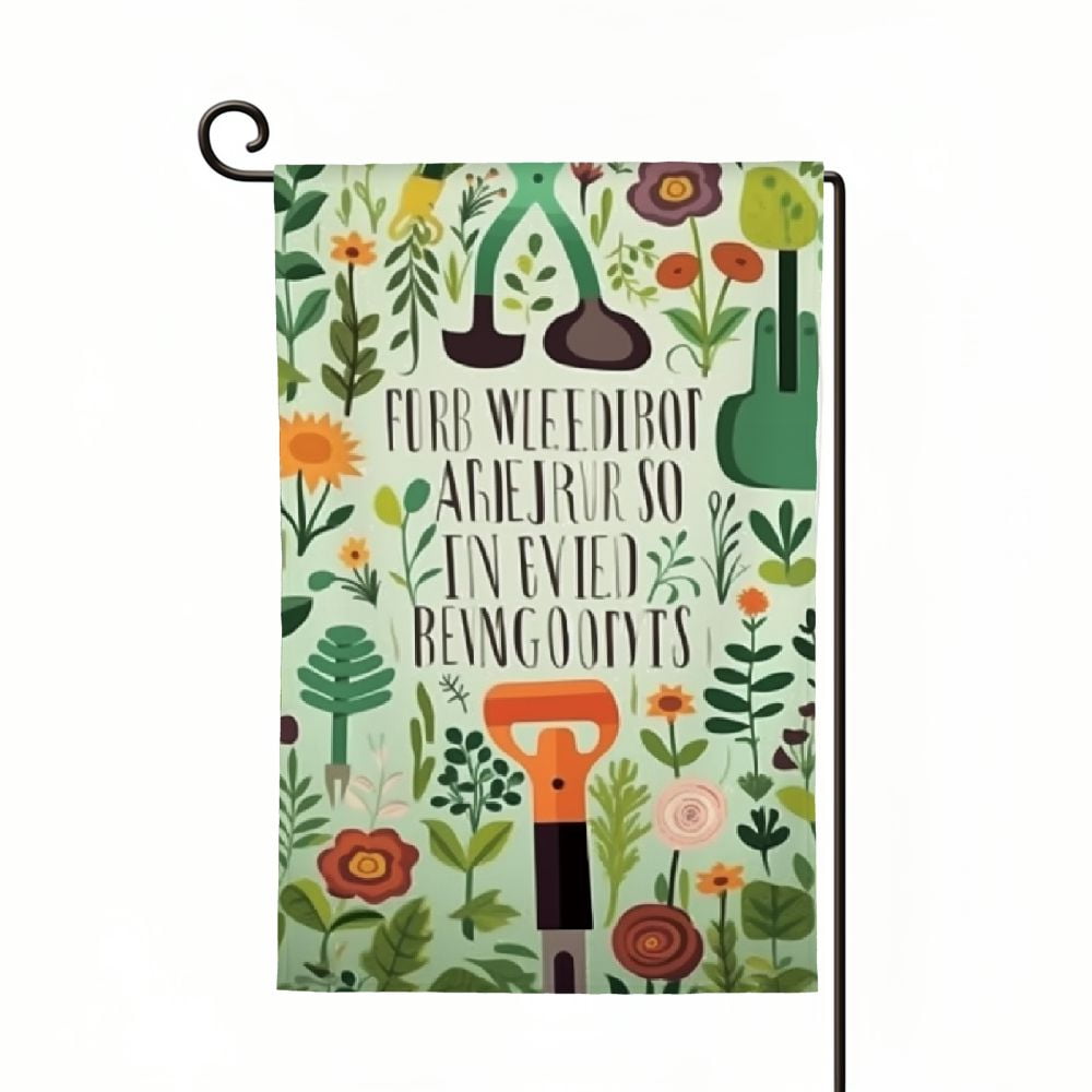 PHYHOO And Into The Garden I Go To Lose My Mind and Find My Soul Flag ...