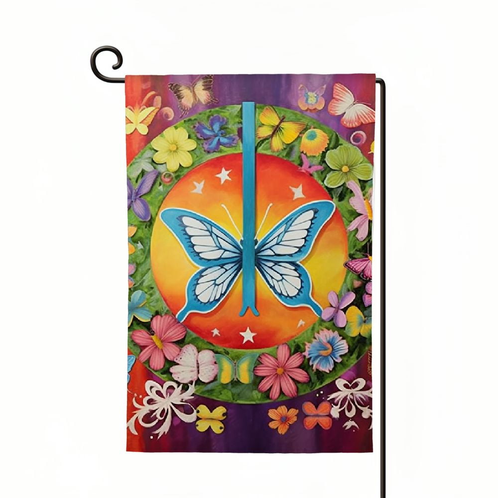PHYHOO Love Decorative Garden Flag Double Sided, Rainbow Pride Month ...