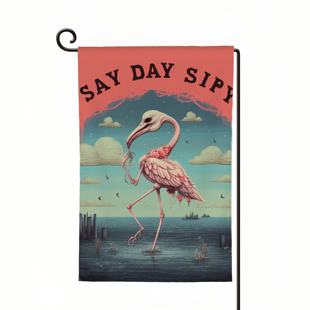 PHYHOO Pool Decorations Outdoor Pool Sign Summer Garden Flag Stay Salty ...