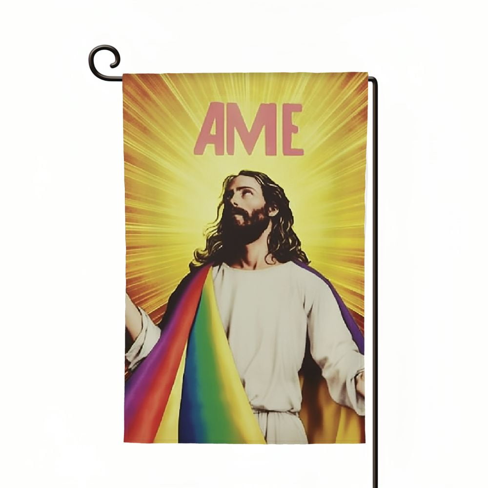 PHYHOO Pride Rainbow Garden Rainbow Vertical Double Sided Transgender ...