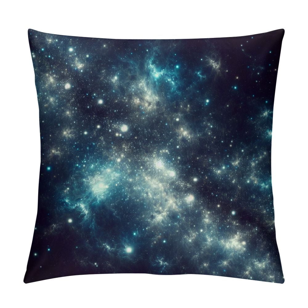 PHYHOO Short Plush Pillow Covers Square Pillow Case for Bedroom, Sofa ...