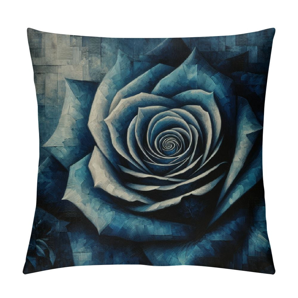 PHYHOO Short Plush Pillow Covers Square Pillow Case for Bedroom, Sofa ...