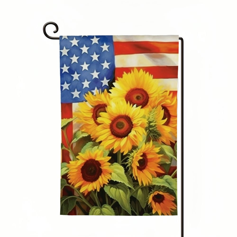 PHYHOO Summer Flowers Welcome Flags Seasonal Garden Flags Vertical ...
