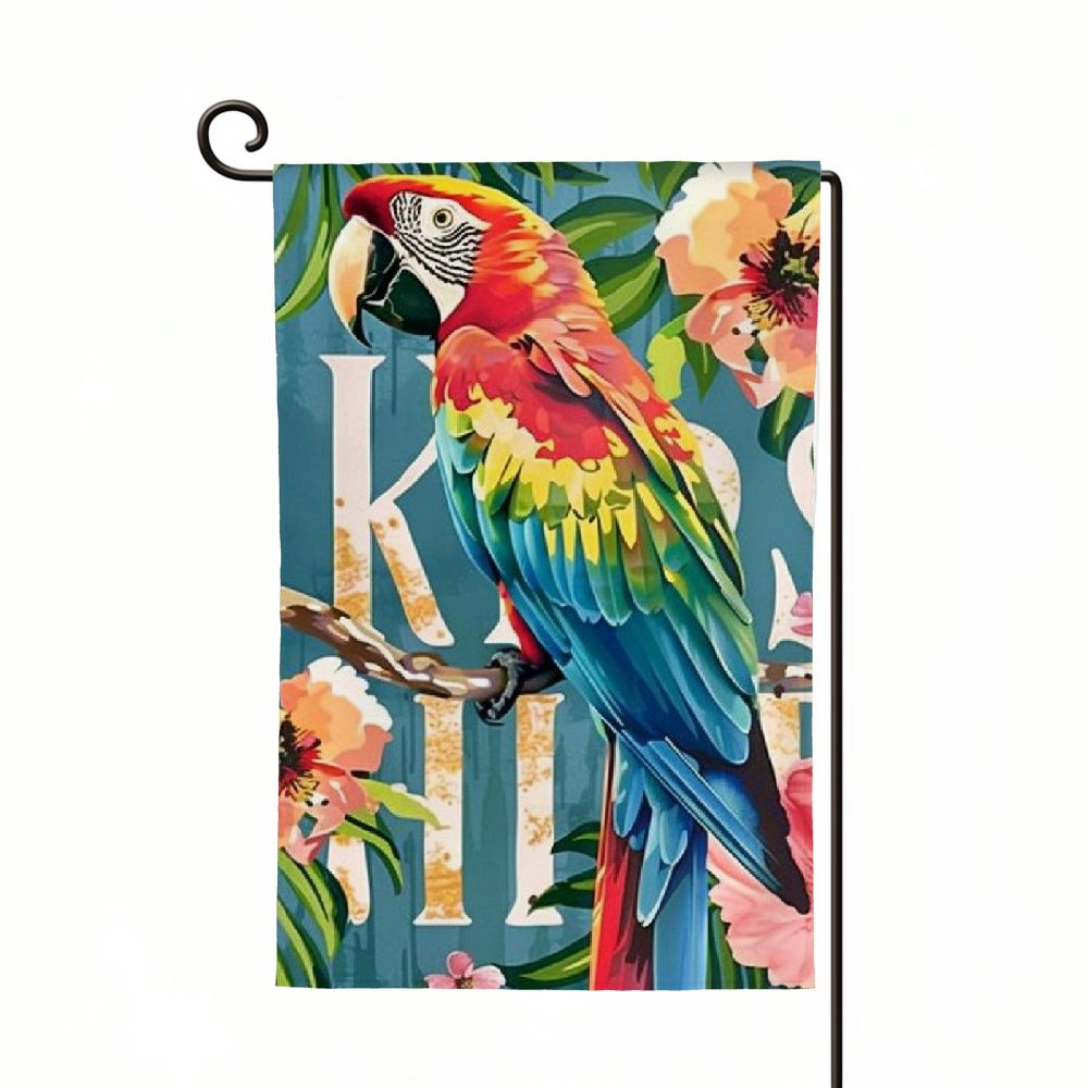 PHYHOO Summer Garden Flag Double Sided Says Hello Summer Yard Flag ...