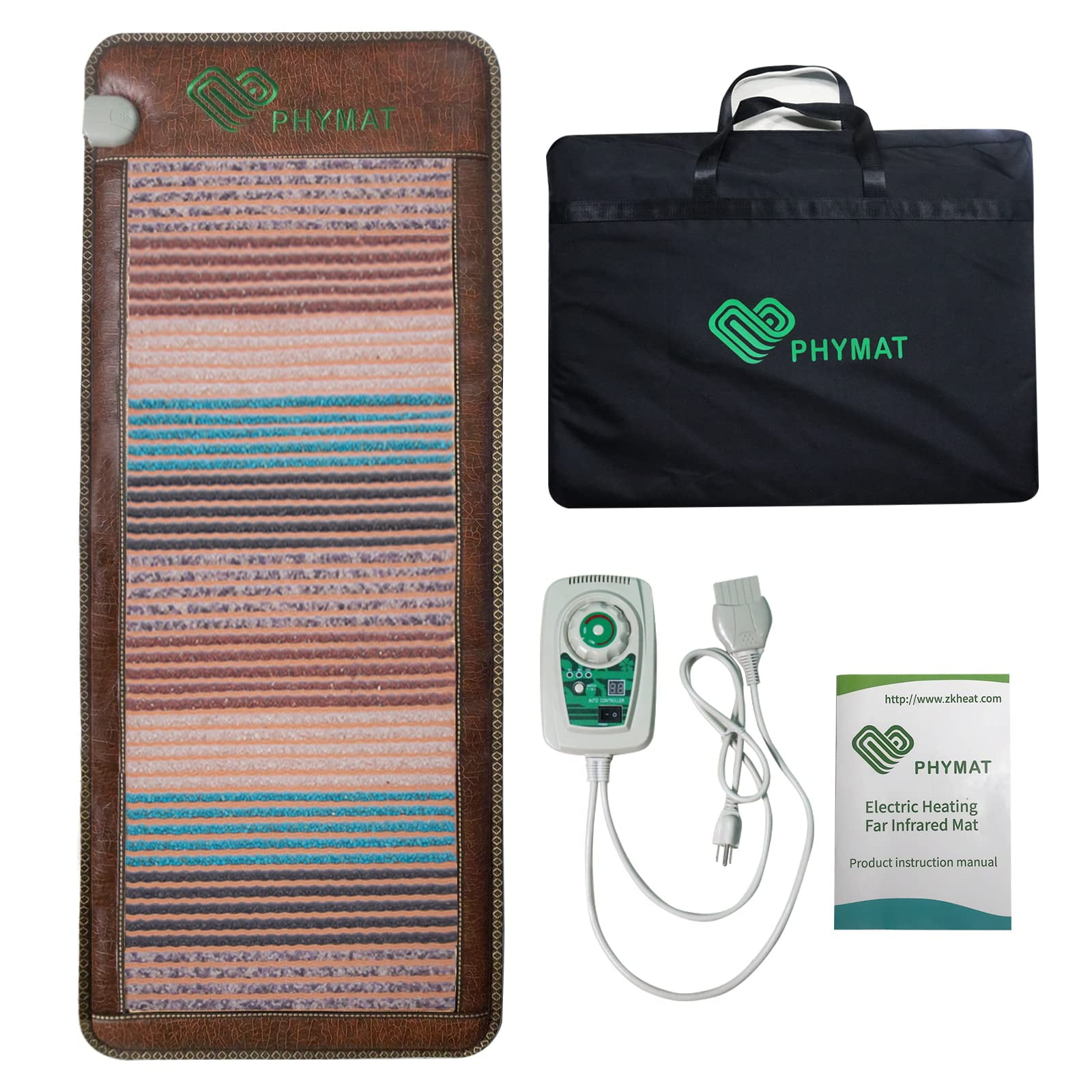 PHYMAT Amethyst Far Infrared Heating Pad - 59 x 24 inch Infrared ...