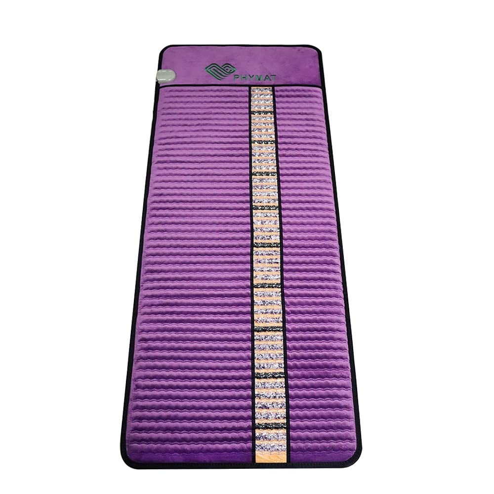 PHYMAT Far Infrared Amethyst Heating Pad 67x27 in - Natural Crystal ...