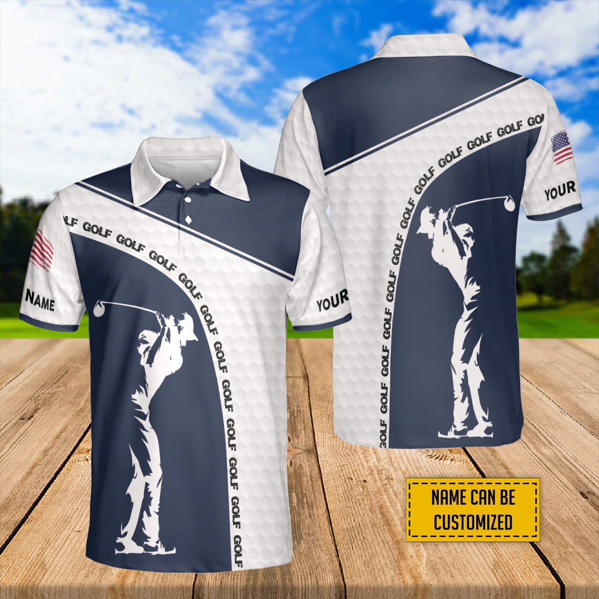 PHYSHOP - Golf Polo Shirt Customizable Gift Golf Mens Polo Mens Shirts ...