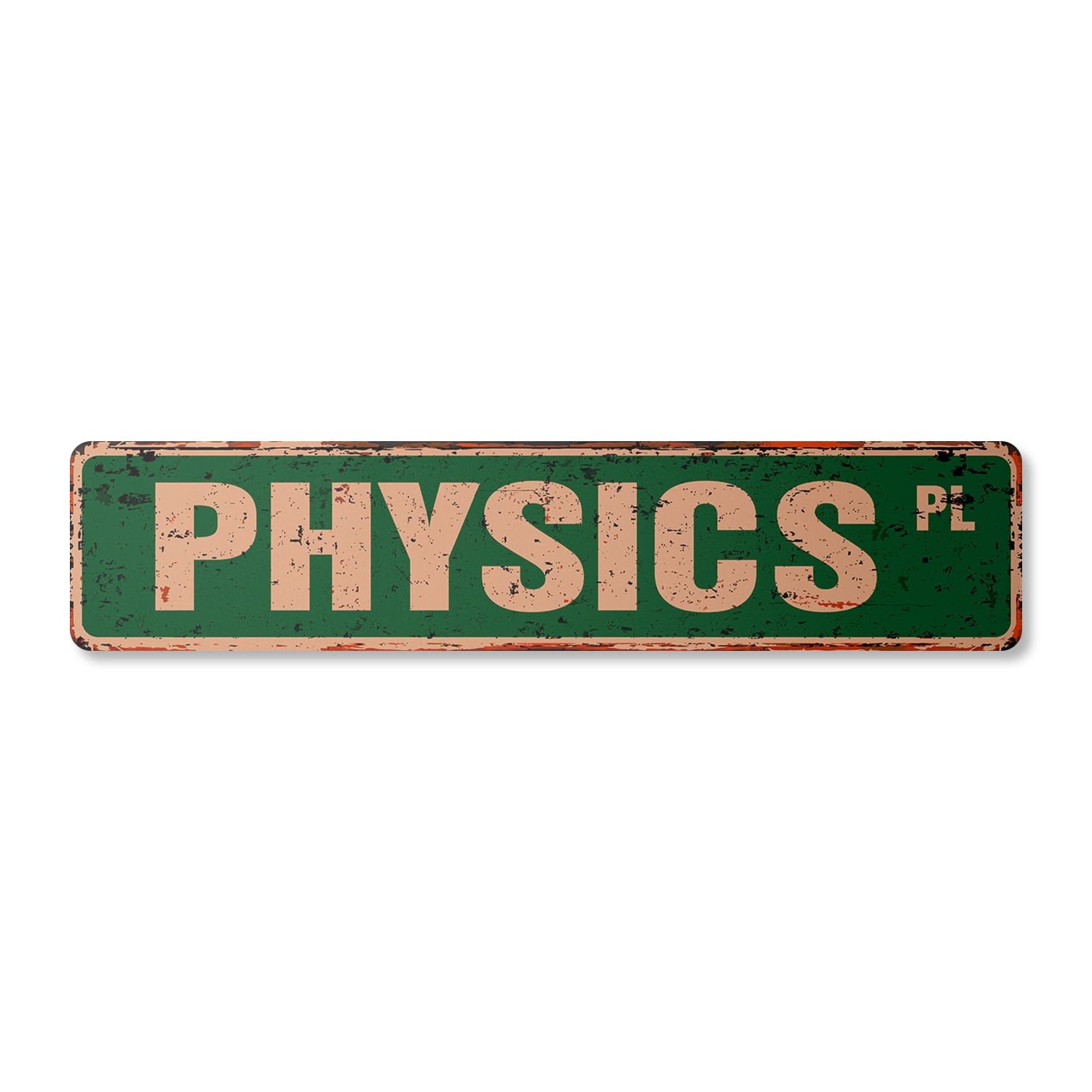 PHYSICS Vintage Aluminum Street Sign teacher professor college natural ...