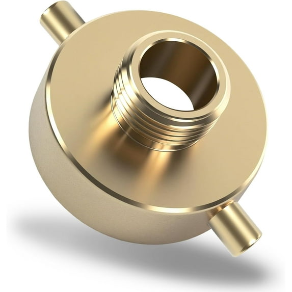 PHYSUN-1-1/2" NST (NH) Female x 3/4" GHT Male Fire Hydrant Adapter with ...