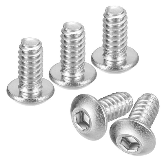 PHYSUN-#10-24x3/8 Button Head Socket Cap Screws, 50pcs 304 Stainless ...