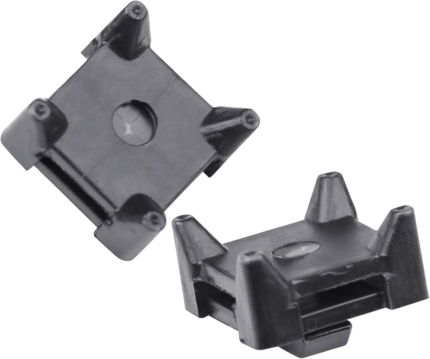 PHYSUN-10 Pieces Plastic Cable Zip Tie Mounting Block, Cable Base ...