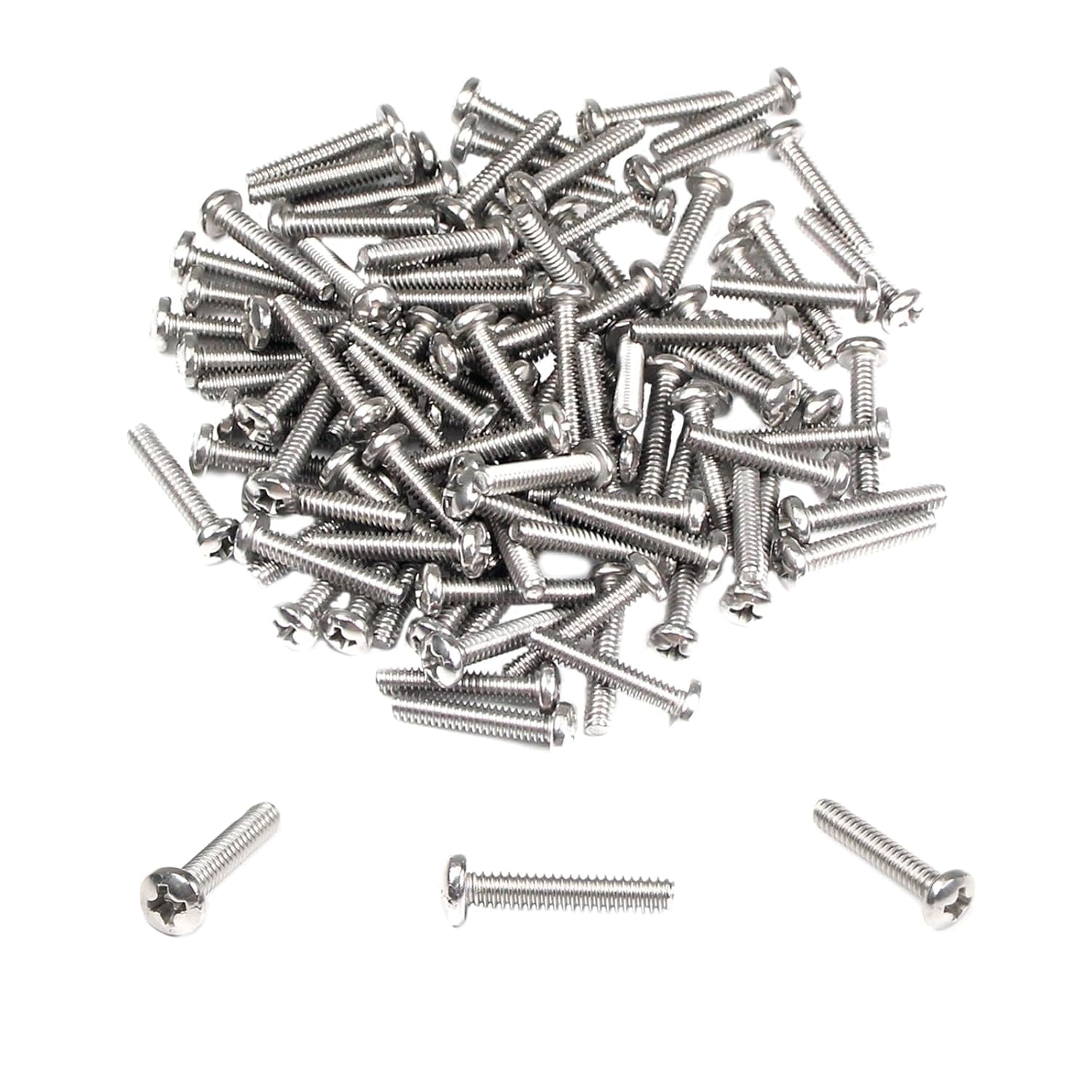 PHYSUN-100 PCS 6#-32 x 3/4" Machine Screws, Phillips Pan Head, 304 ...