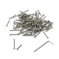 PHYSUN-100 Pcs M2.5 x 25mm Thread Pitch 0.45 mm Stainless Steel 304 Hex ...