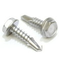 PHYSUN-#14 x 3 Stainless Self Tapping Screws - 50 pc 410 Stainless ...
