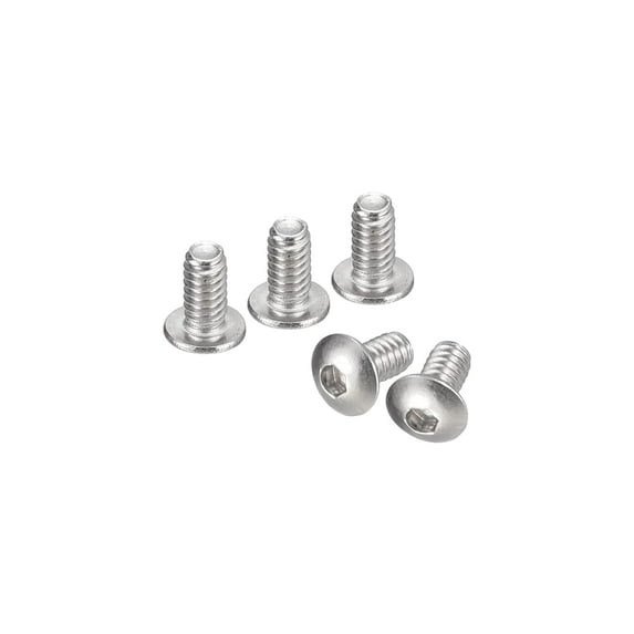 PHYSUN-#2-56x3/16 Button Head Socket Cap Screws, 50pcs 304 Stainless ...