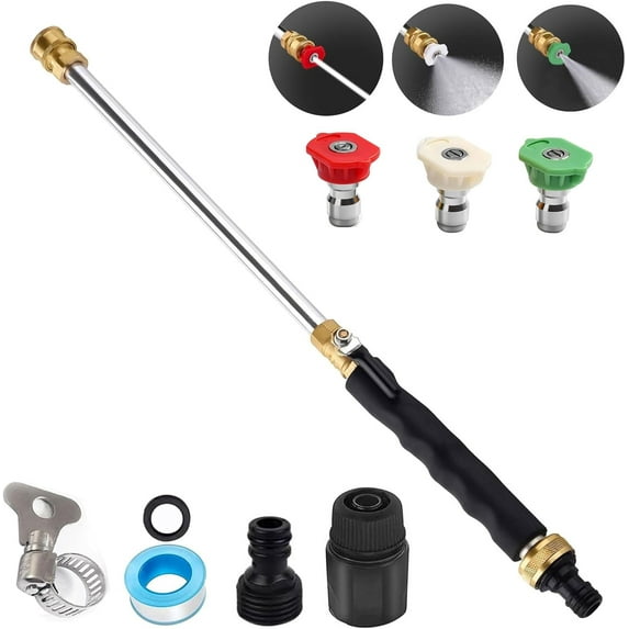 PHYSUN-2024 Upgraded Jet Nozzle High Pressure Hose Nozzle for Garden ...