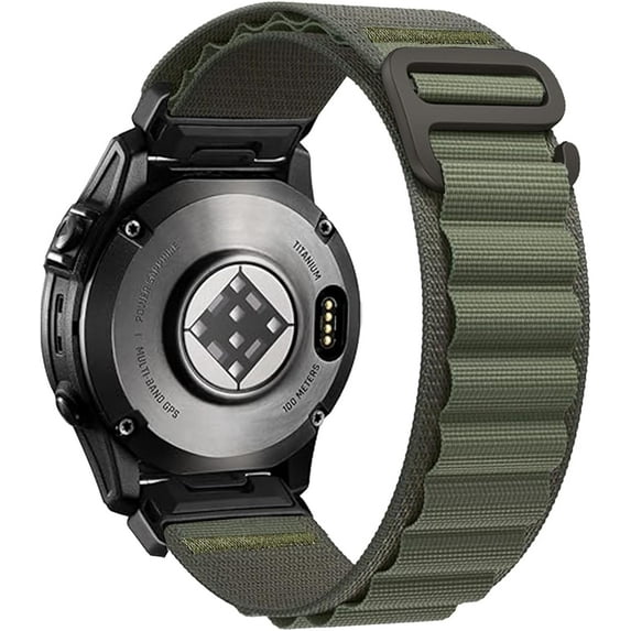 PHYSUN-22mm Quick-Fit Nylon Watch Band for Garmin Fenix 8/E/7/7 Pro/6/6 ...