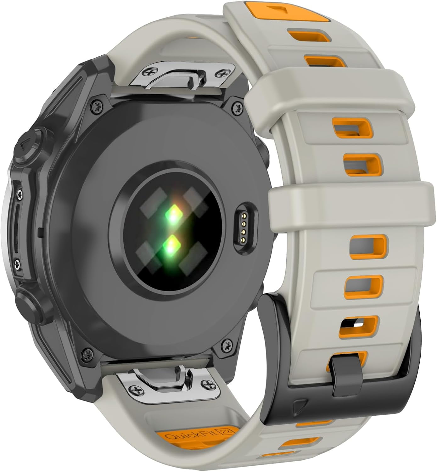 PHYSUN-22mm QuickFit Silicone Watch Band for Garmin Fenix 8/E/7/7 Pro/6 ...