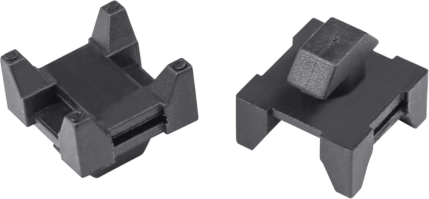 PHYSUN-25 Pieces Plastic Cable Zip Tie Mounting Blocks, Drop-In Base ...