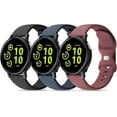 PHYSUN-3 Pack Silicone Bands Compatible with Garmin Vivoactive 5 Watch ...