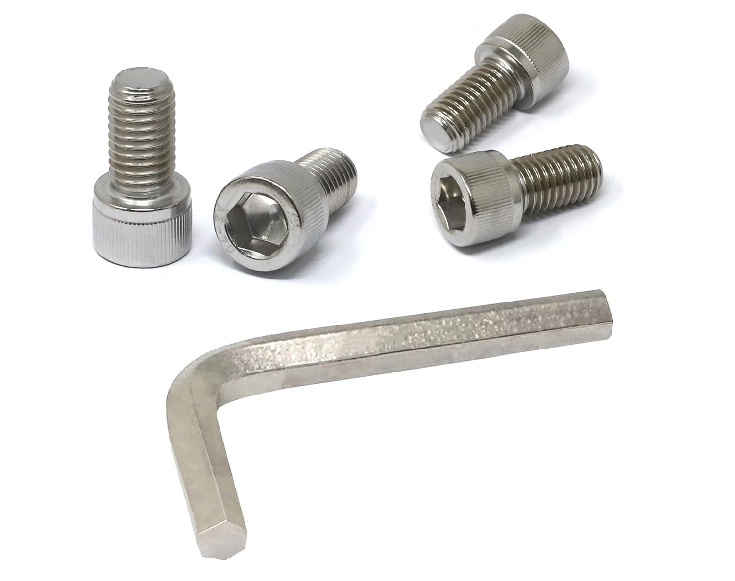 PHYSUN-4 Pcs M14 x 25mm Thread Pitch 2 mm Stainless Steel 304 Hex ...
