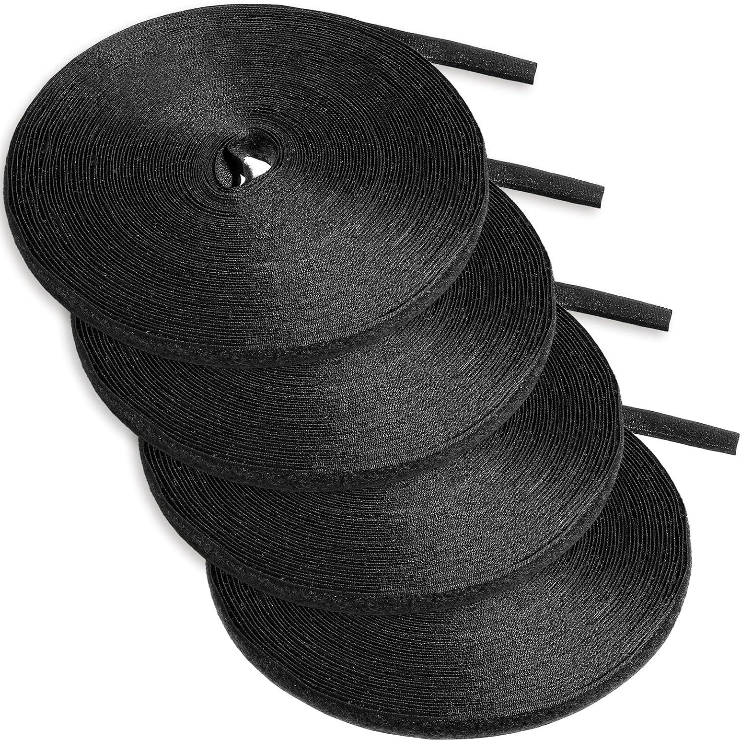 PHYSUN-4 Rolls Cable Ties, Wire Ties, Cut to Any Length,Cord Straps ...