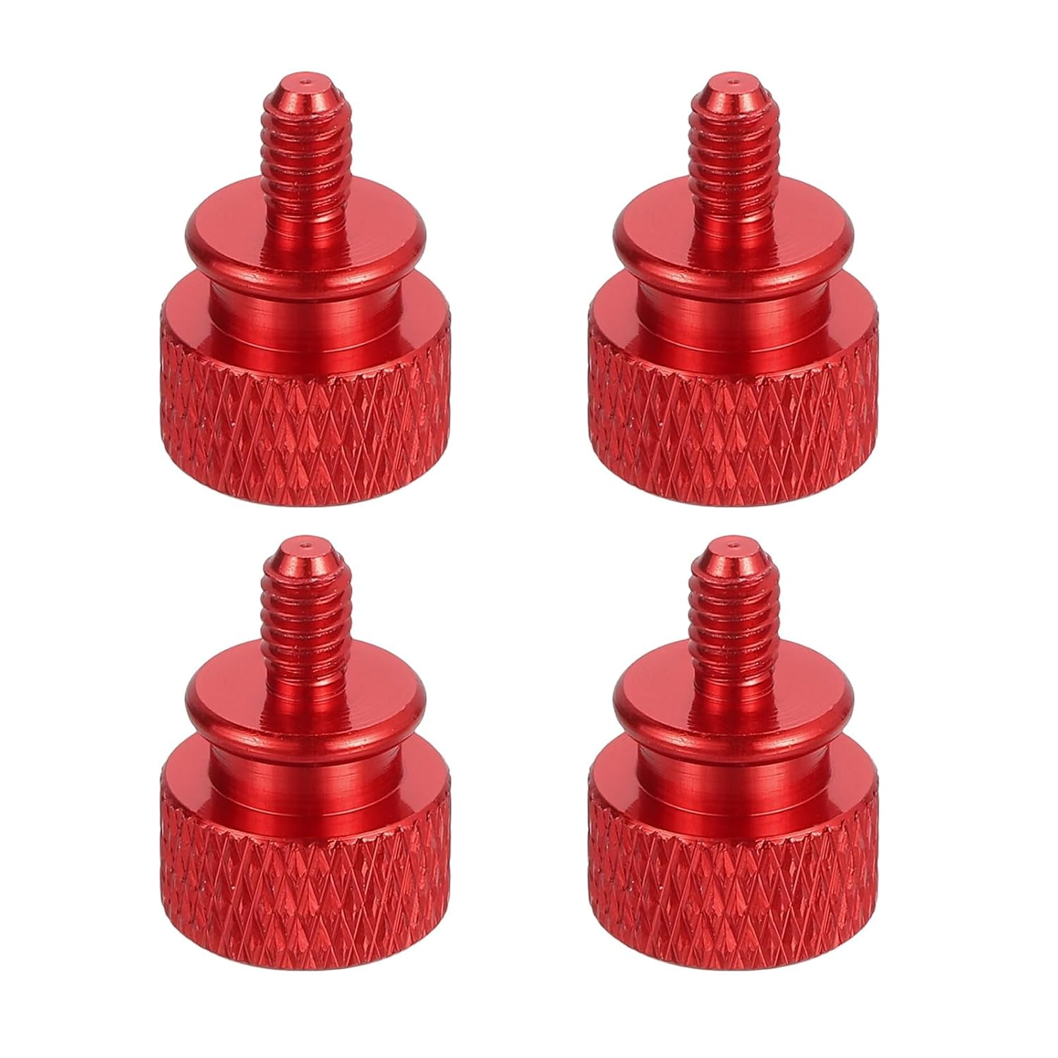 PHYSUN-4Pcs M4x0.7mm Aluminum Thumb Screws, 12x16mm(ODxH) Computer Case ...