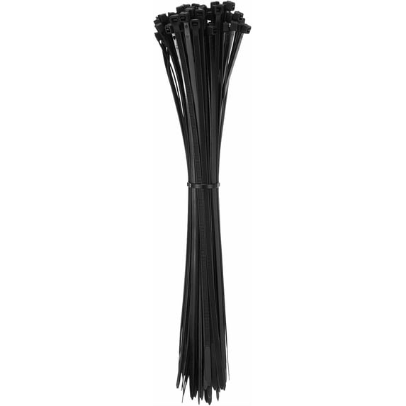 PHYSUN-50pcs Cable Zip Ties, Plastic Nylon Ties Wraps, 12-Inch / 300mm ...