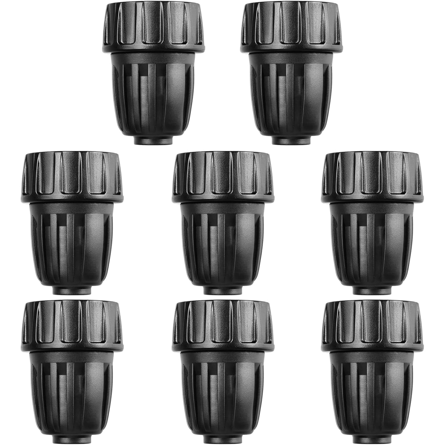 PHYSUN-8-Pack 1/2 Inch Drip Irrigation Tubing Faucet Adapter, 3/4" to 1 ...