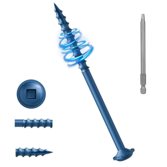 PHYSUN-#8 Pocket Hole Screws 2 Inch, 2 Lb Coarse Thread Wood Screws ...