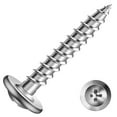 PHYSUN-#8 x 1 Inch Wood Screw 250Pcs 410 Stainless Steel Standard ...