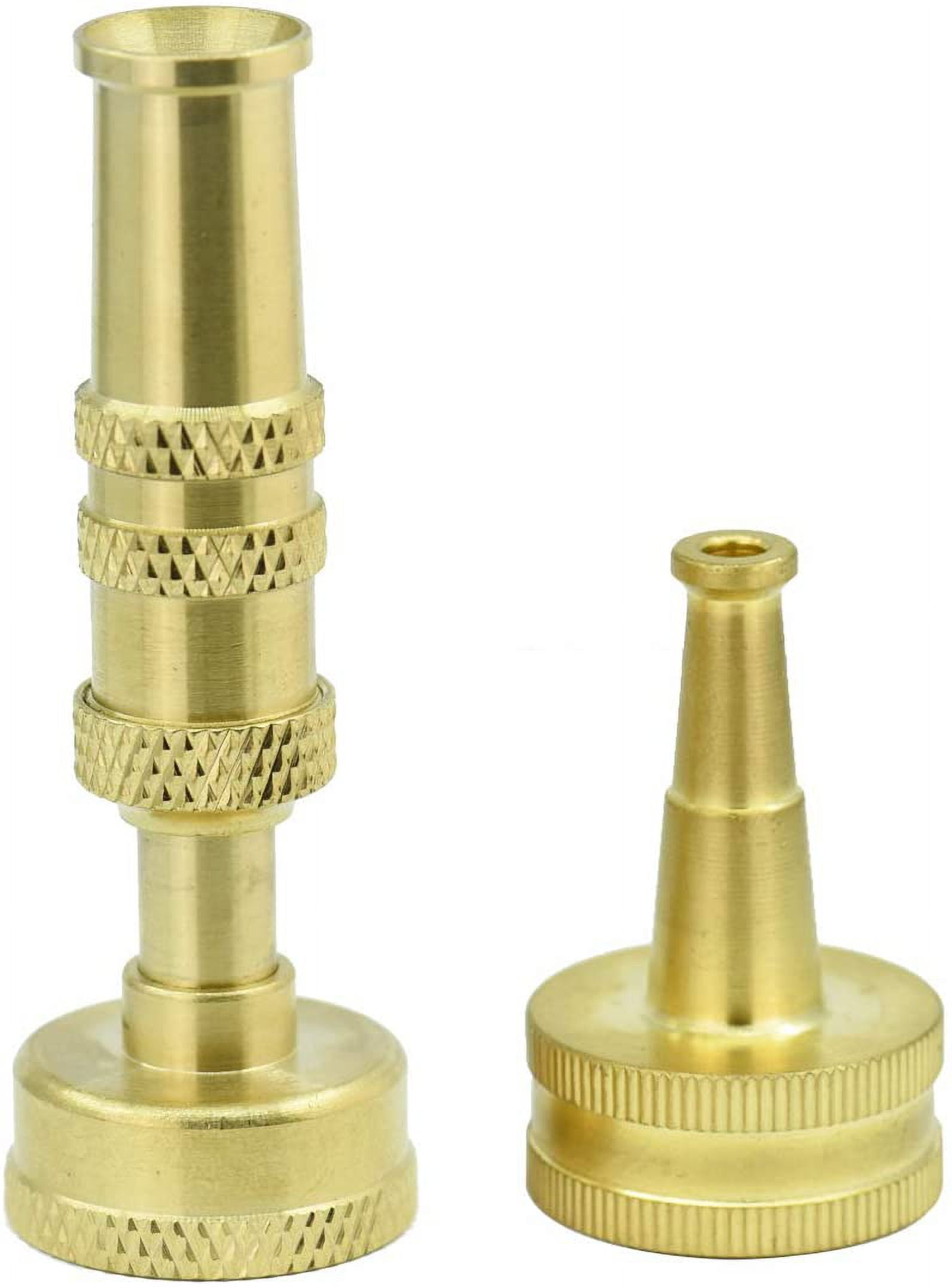 PHYSUN-Adjustable Heavy Duty Brass Hose Nozzle, High Pressure Jet ...