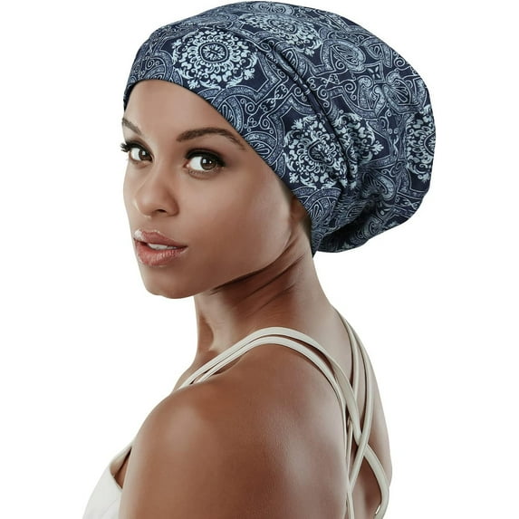 PHYSUN-Adjustable Satin Lined Sleep Cap for Dreadlocks Curly Hair Large ...