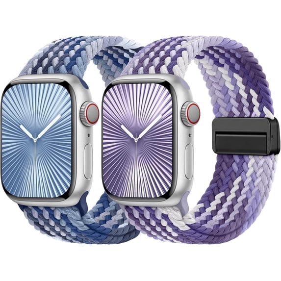 PHYSUN-Braided Stretchy Bands with Magnetic Clasp Compatible for Apple ...