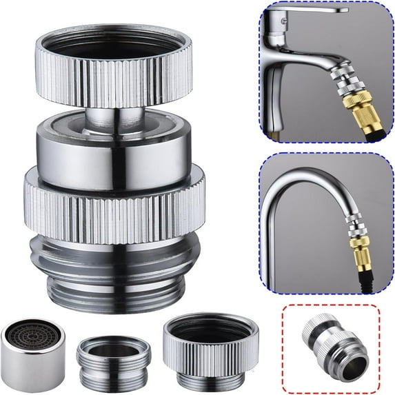 PHYSUN-Brass sink faucet to garden hose adapter, Sink Faucet Adapter ...