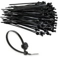 PHYSUN-Cable Zip Ties 8 Inch, Black Zip Ties with Retainer - Fir Tree ...