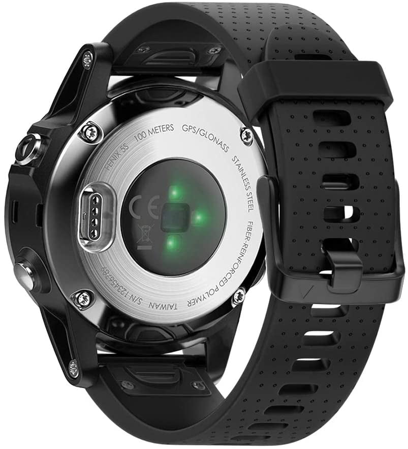 PHYSUN-Compatible Fenix 5S Watch Band Fenix 6S Quickfit Soft Silicone ...