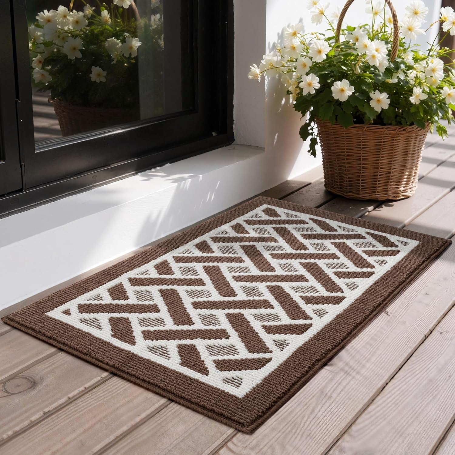 PHYSUN-Door Mat Indoor Entrance Non-Slip, Welcome Mats Front Door Mat ...