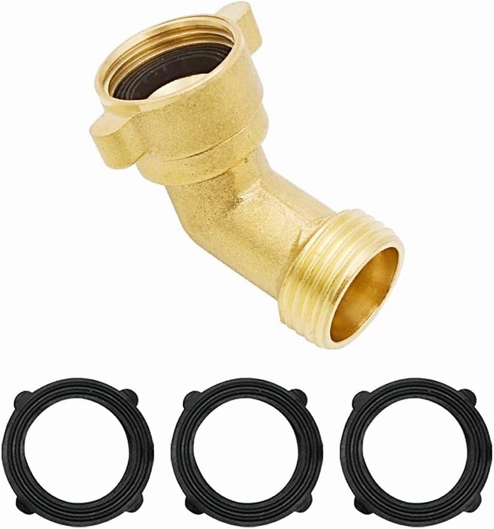 PHYSUN-Elbow Garden Hose Connector Quick Swivel Connect Adapter Solid ...