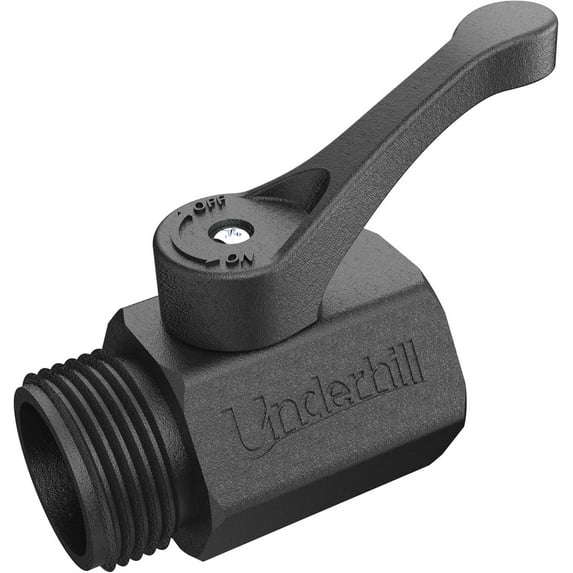 PHYSUN-Garden Hose Shut Off Valve 3/4-Inch Thread, Plastic Nozzle ...