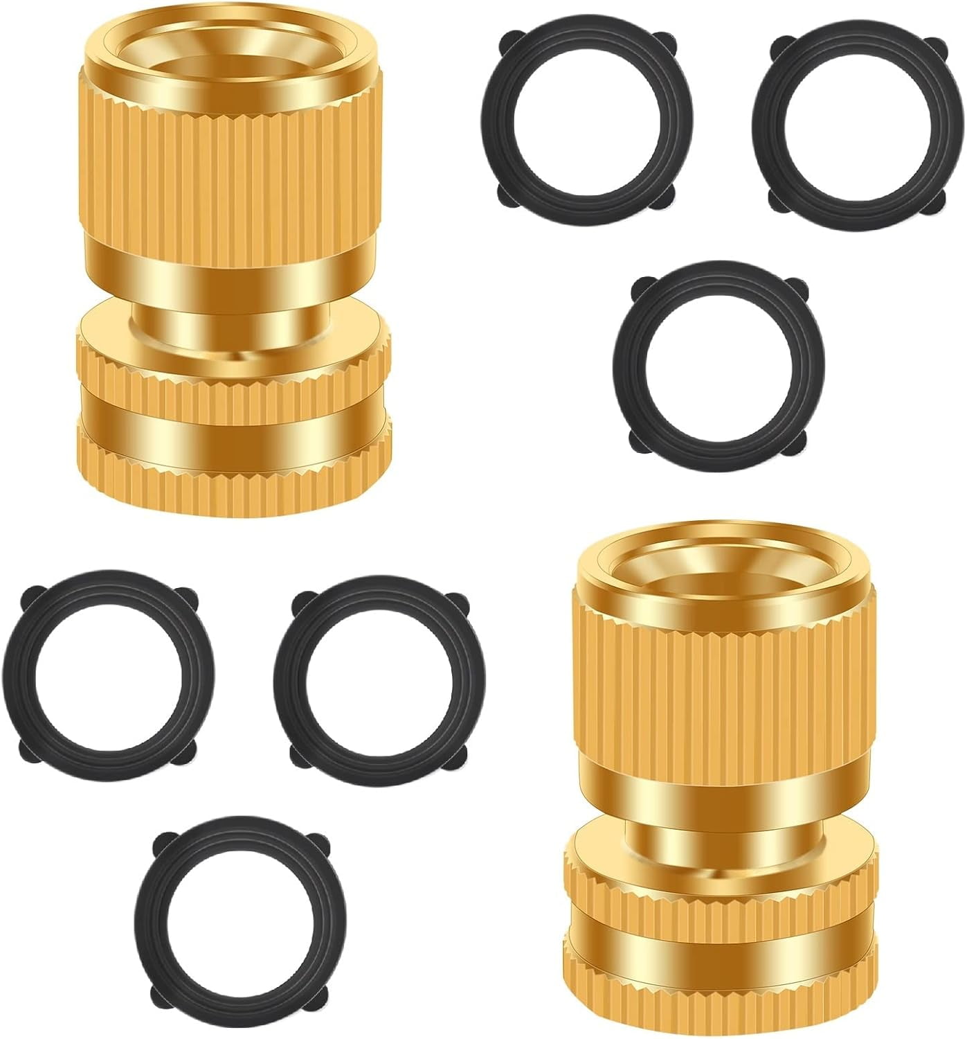 PHYSUN-Garden Water Pipe Quick Connect, No-Leak 3/4 Inch GHT Thread ...