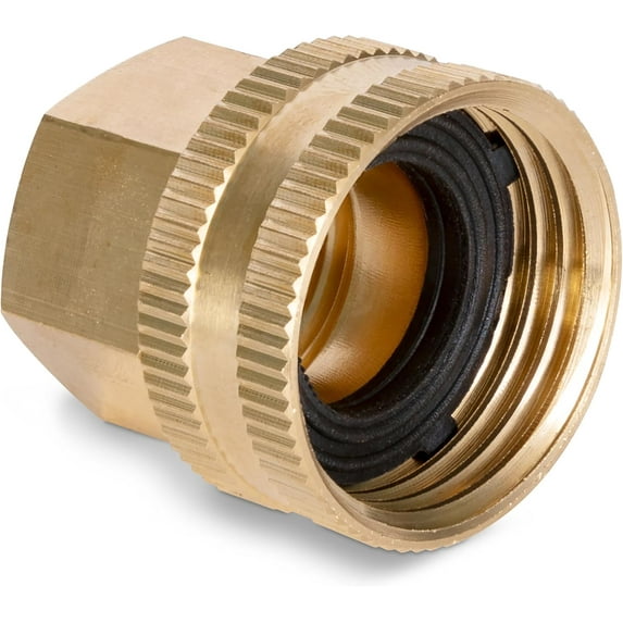PHYSUN-Gilmour Pro Brass Double Female Hose Connector, Swivel Hose ...