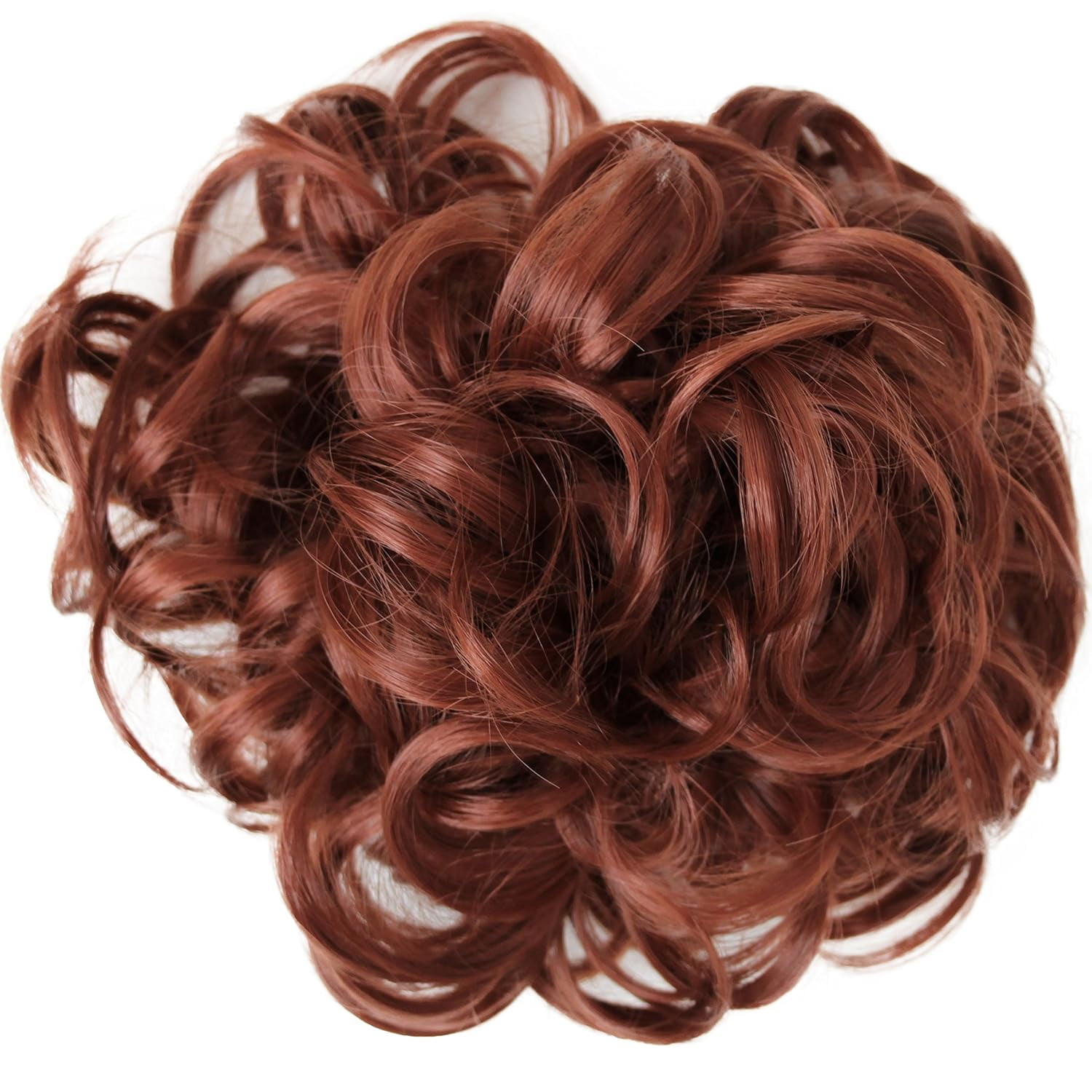 PHYSUN-Hairpiece Hair Wrap Heat-resistant Synthetic Fibres Curly Messy ...