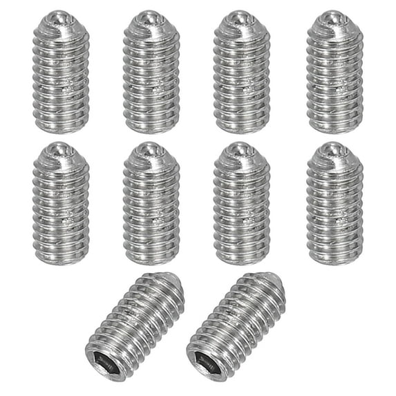 PHYSUN-M3x6mm Ball Point Set Screws, 20 Pcs 304 Stainless Steel Hex ...