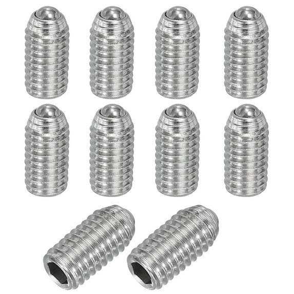 PHYSUN-M5x10mm Ball Point Set Screws, 10 Pcs 304 Stainless Steel Hex ...