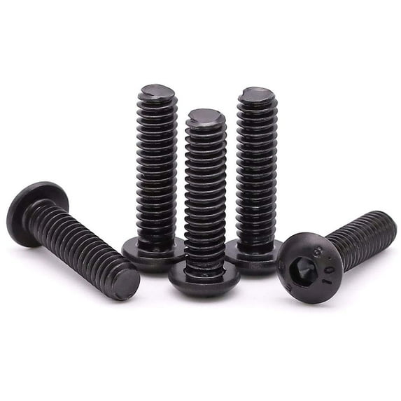 PHYSUN-M6-1.0 x 16mm Button Head Socket Head Cap Screws, Grade 10.9 ...