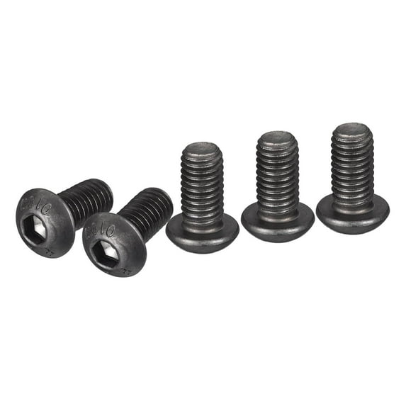 PHYSUN-M8-1.25x16mm Button Head Socket Cap Screws - 50Pack - Good for ...