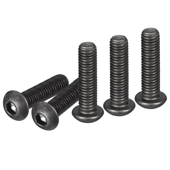 PHYSUN-M8-1.25x35mm Button Head Socket Cap Screws - 25Pack - Good for ...